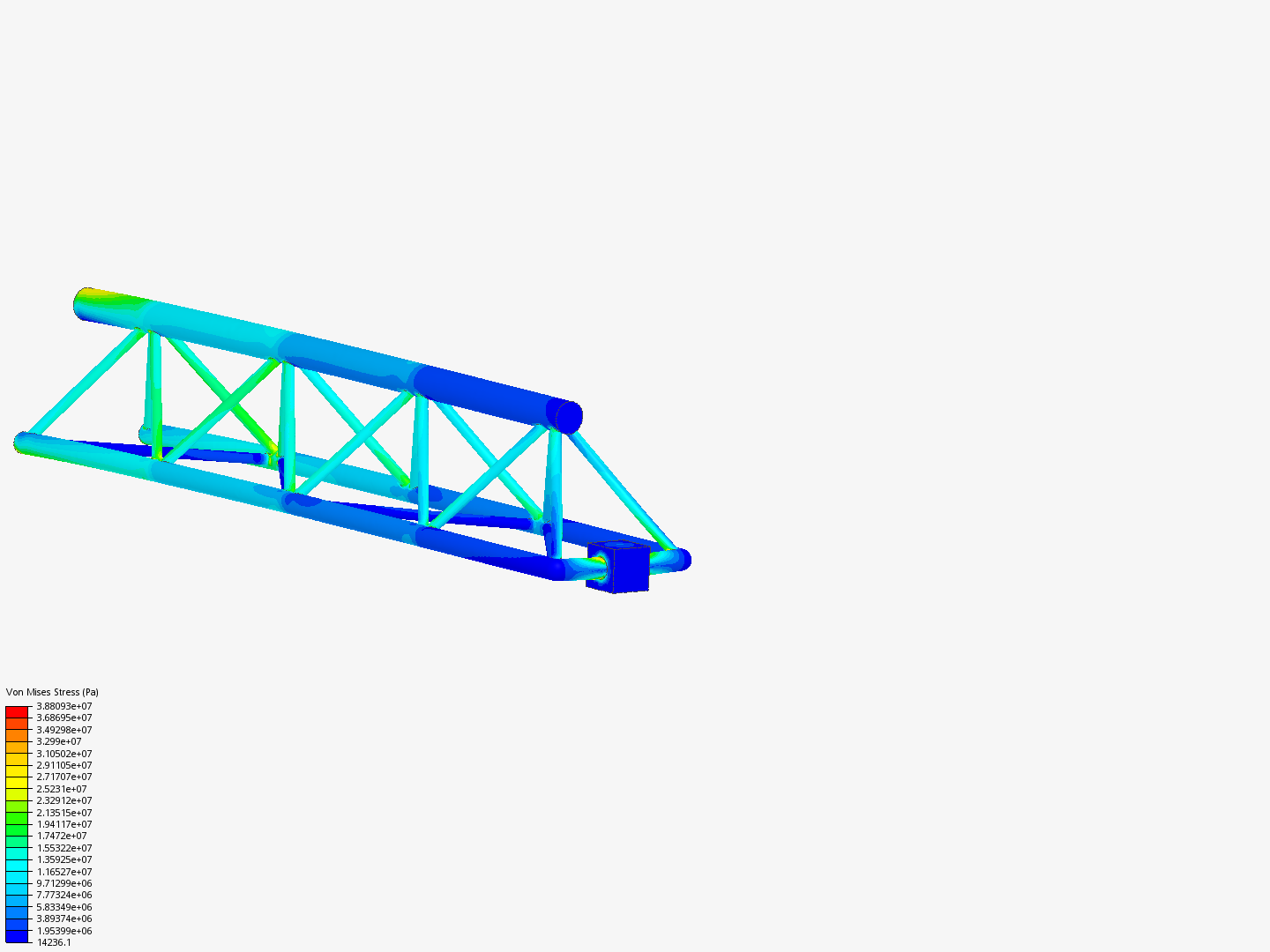 Tutorial - Linear static analysis of a crane by 0fatimah | SimScale