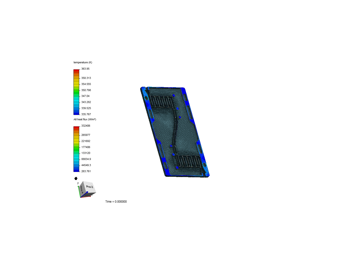 Cooling plate simscale by 16101090joy | SimScale