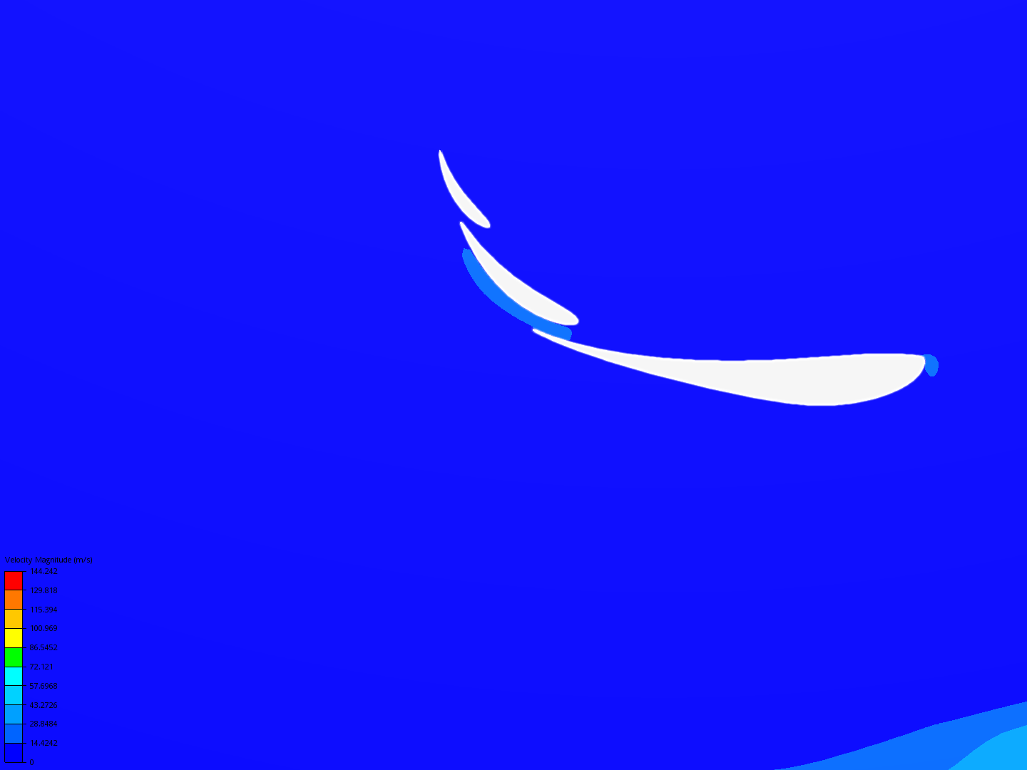 E12 3 Element Rear Wing by 190100133 | SimScale