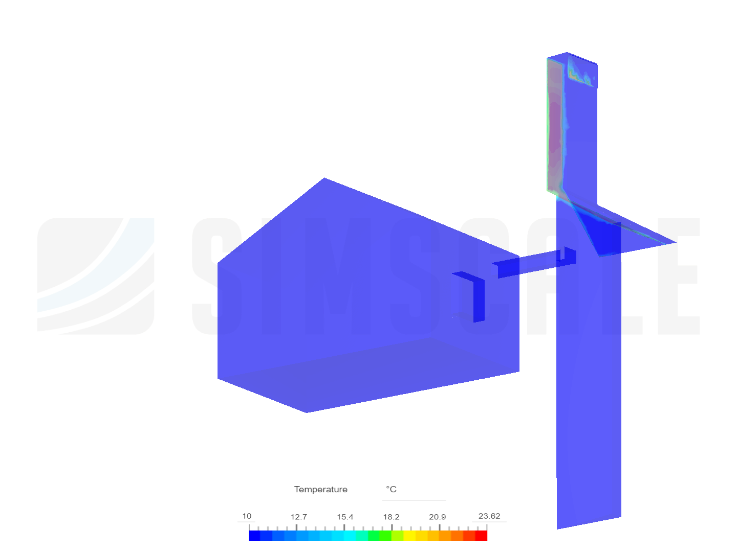 211212 Solar Chimney by 20101296 | SimScale
