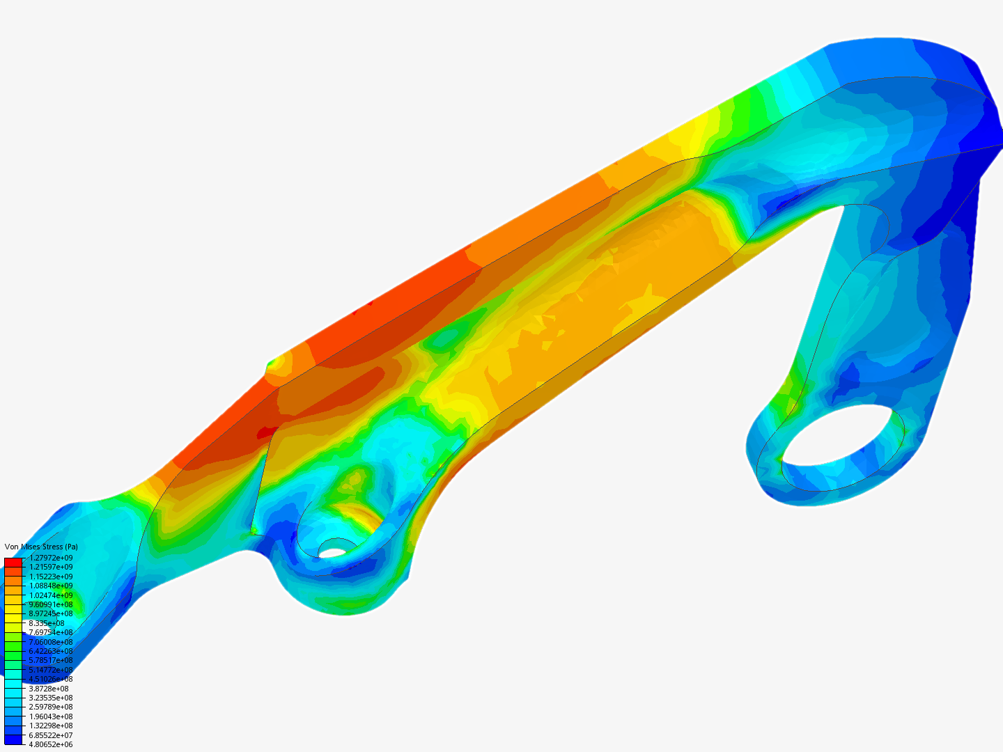 Plate 2: Nonlinear Analysis of Aircraft Engine Bearing Bracket - Copy ...