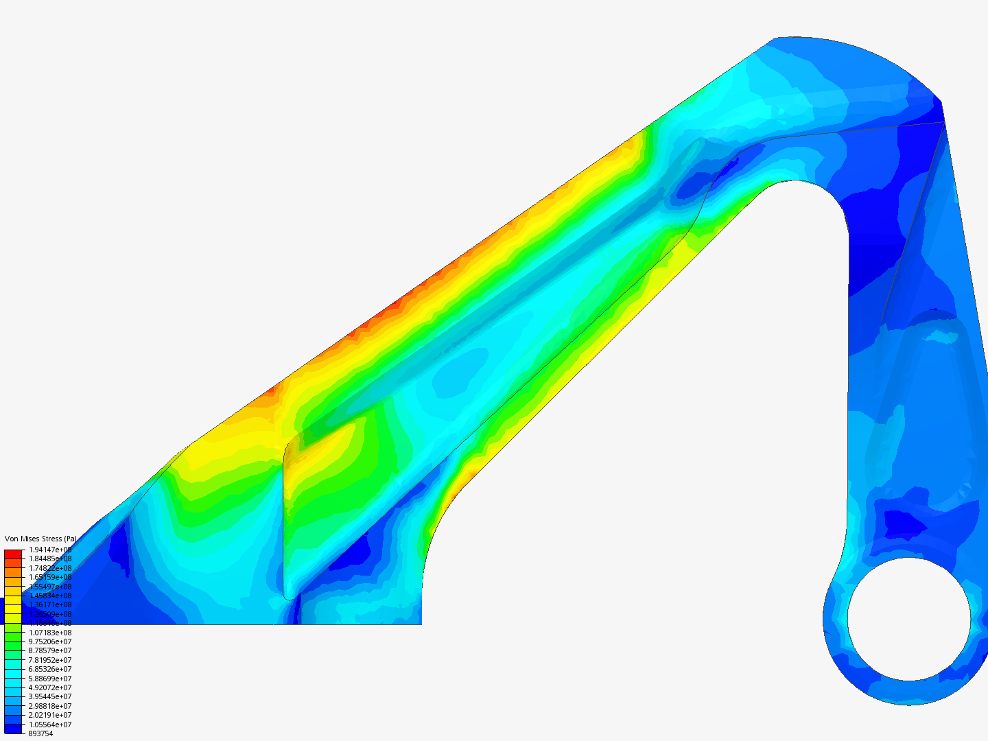 Plate 2: Nonlinear Analysis of Aircraft Engine Bearing Bracket - Copy ...