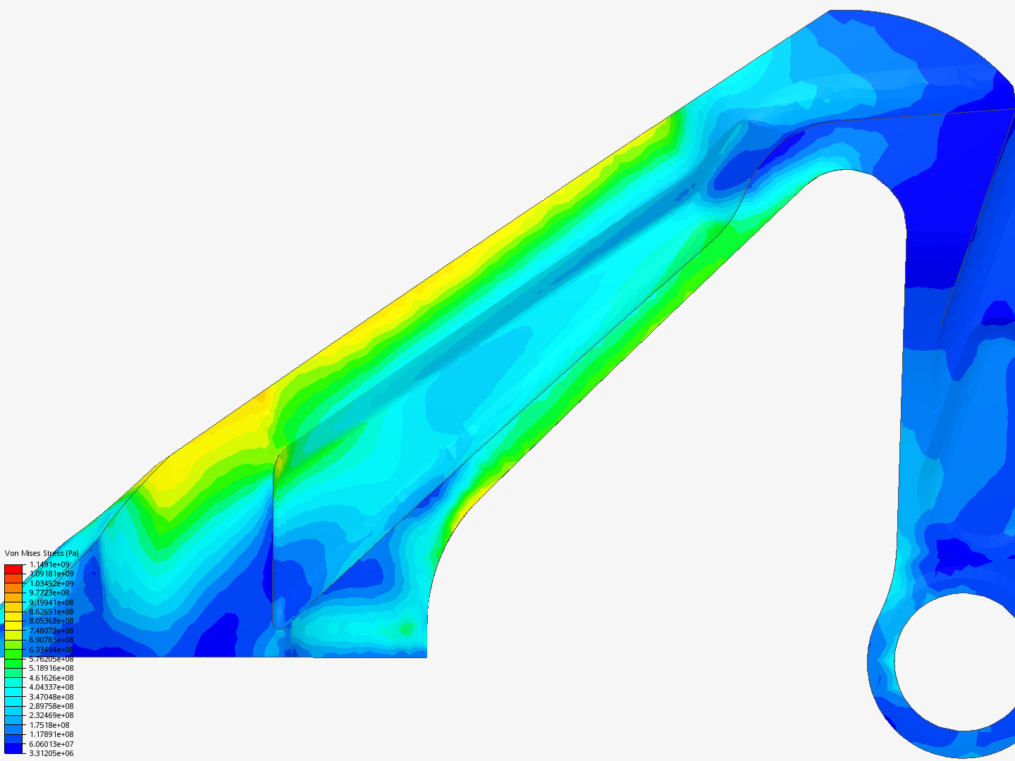 Plate 2: Nonlinear Analysis of Aircraft Engine Bearing Bracket - Copy ...