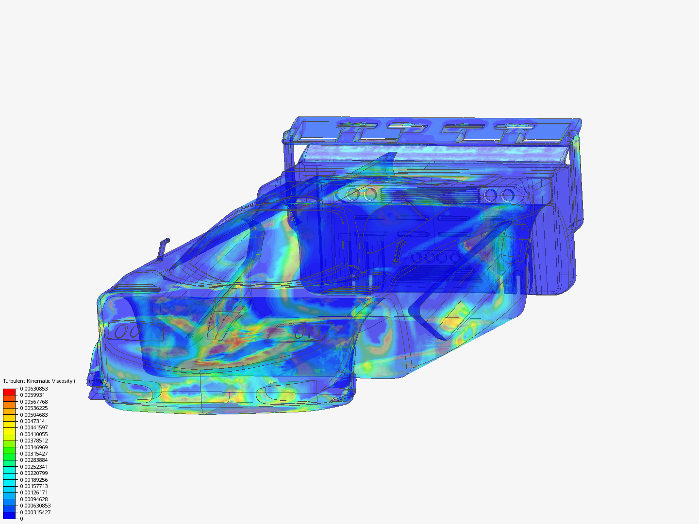 F1 aero version 1 by 21guj | SimScale