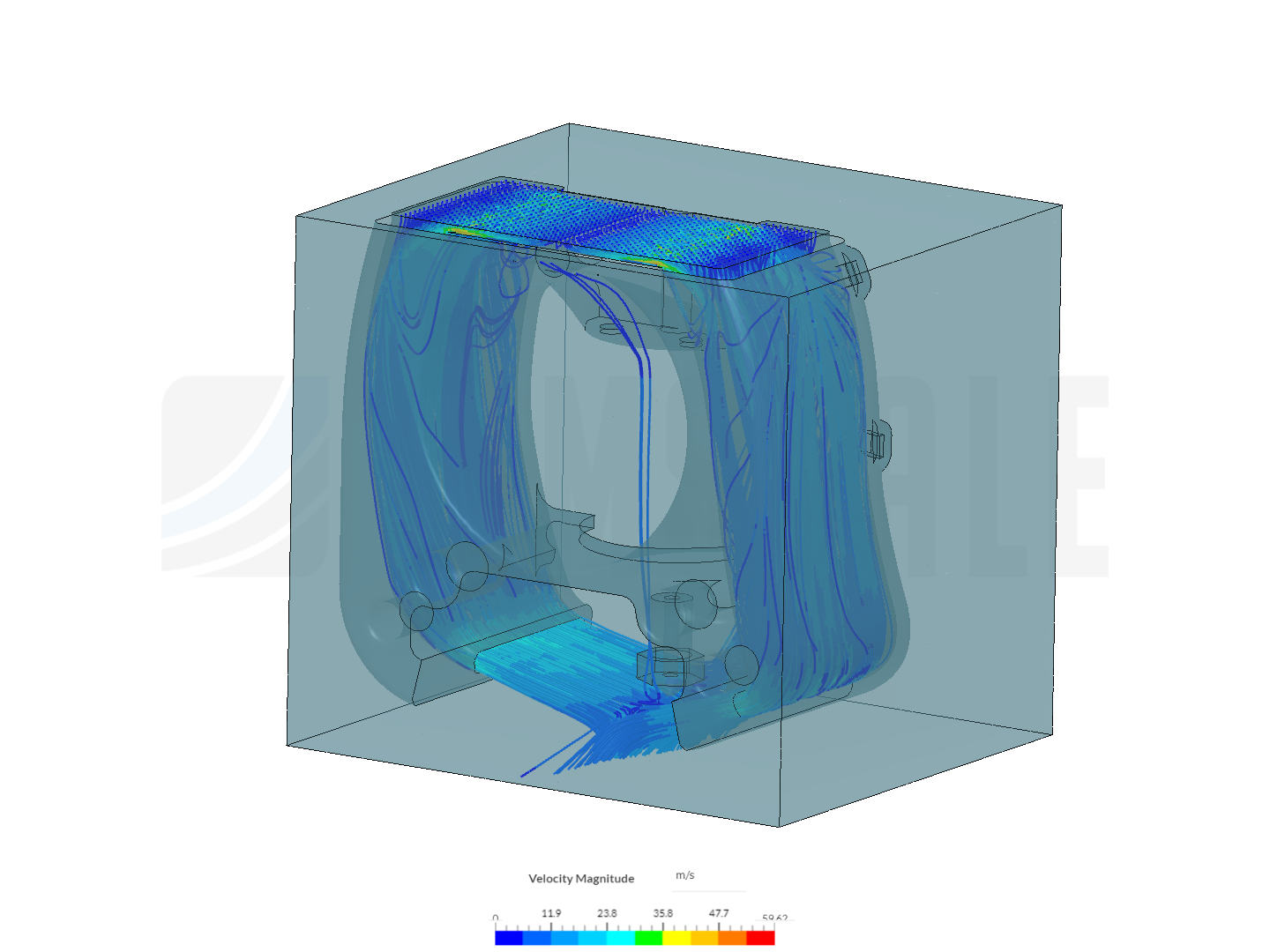 Voron Dragon Duct Clone by 24c | SimScale
