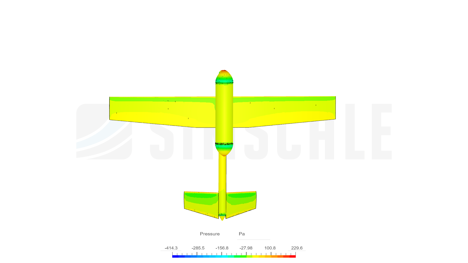 FixedWingDrone by 3ec46ae6d30949 | SimScale
