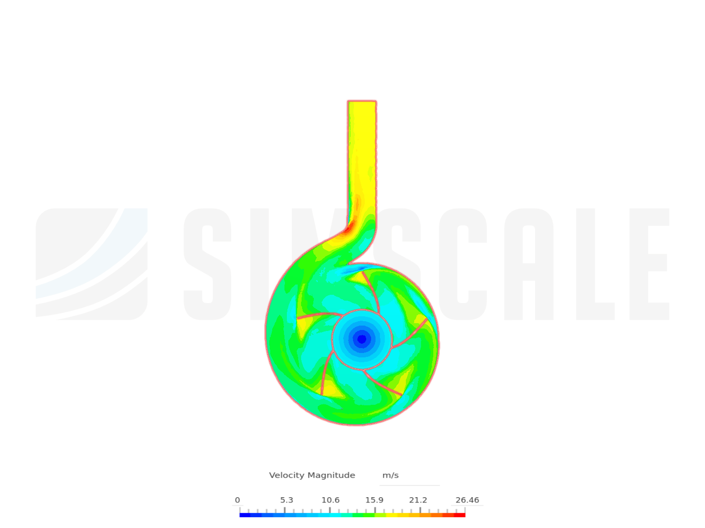 coursera_centrifugal pump simulation by aa by 4vv19me002 | SimScale