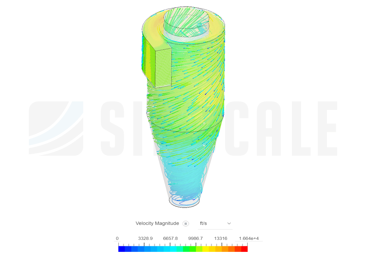 Cyclone Simulation by 7427077730724e | SimScale