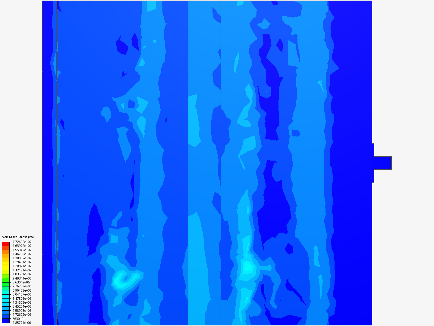 Bridge deck - Longitudinal Webs - No reinforcement by ABCDEF001 | SimScale