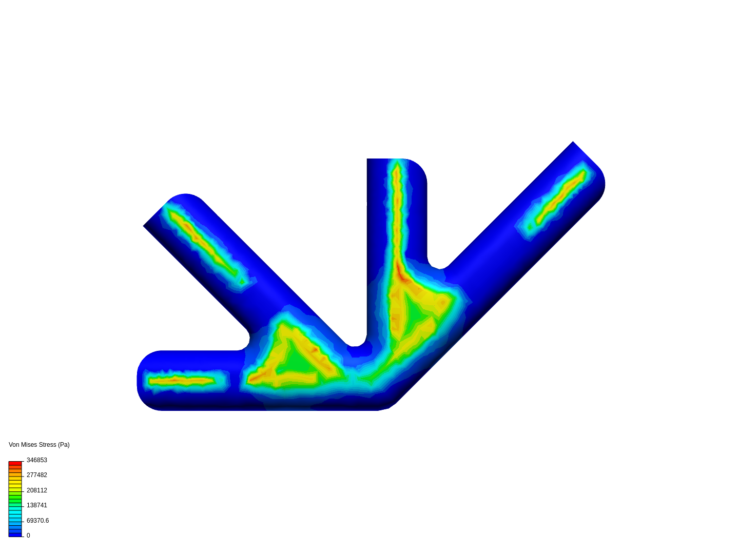 Tutorial 1: Connecting rod stress analysis by ALeonhart | SimScale