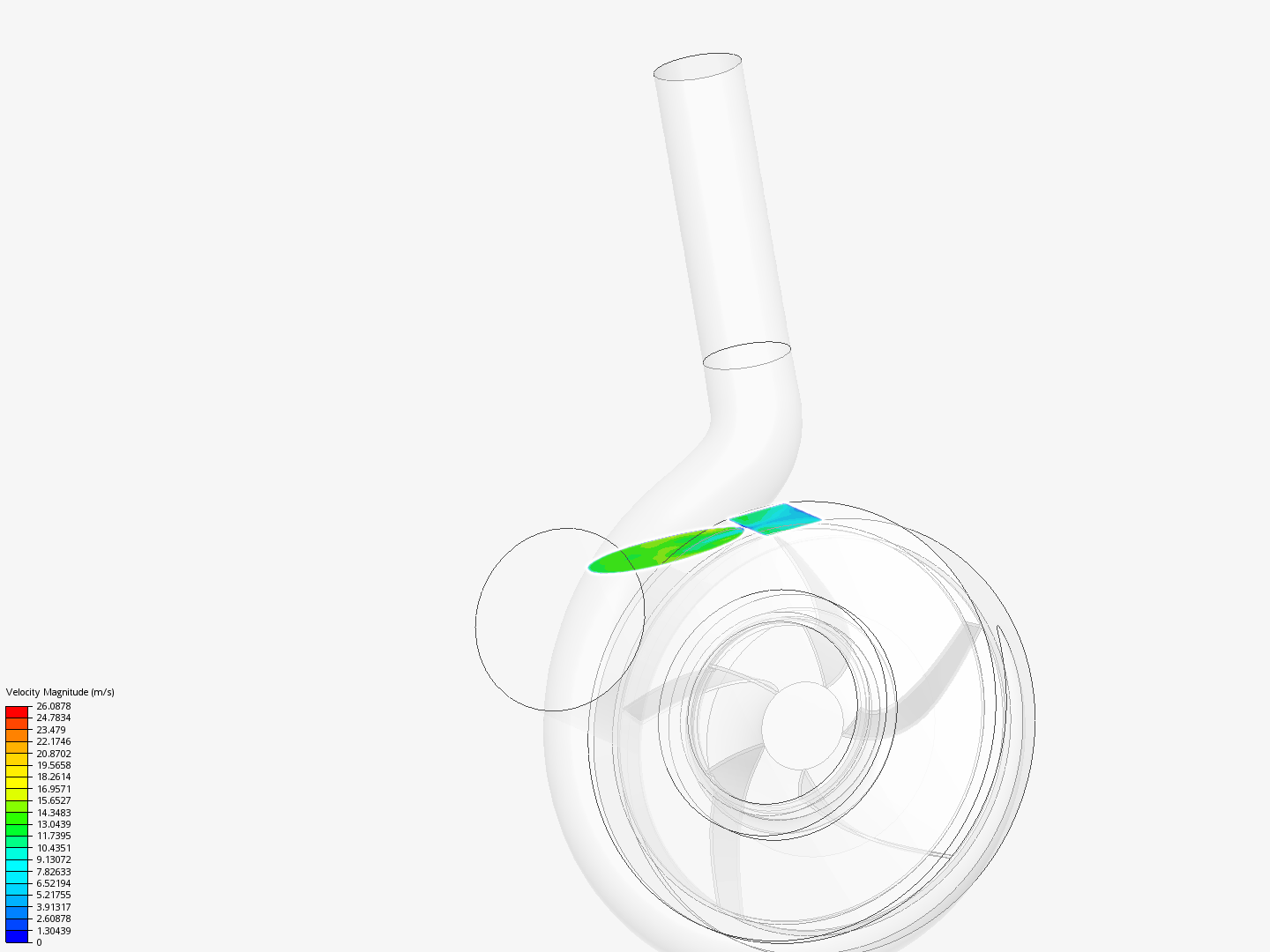 Coursera pump simulation by ANOMYNOUS916 | SimScale