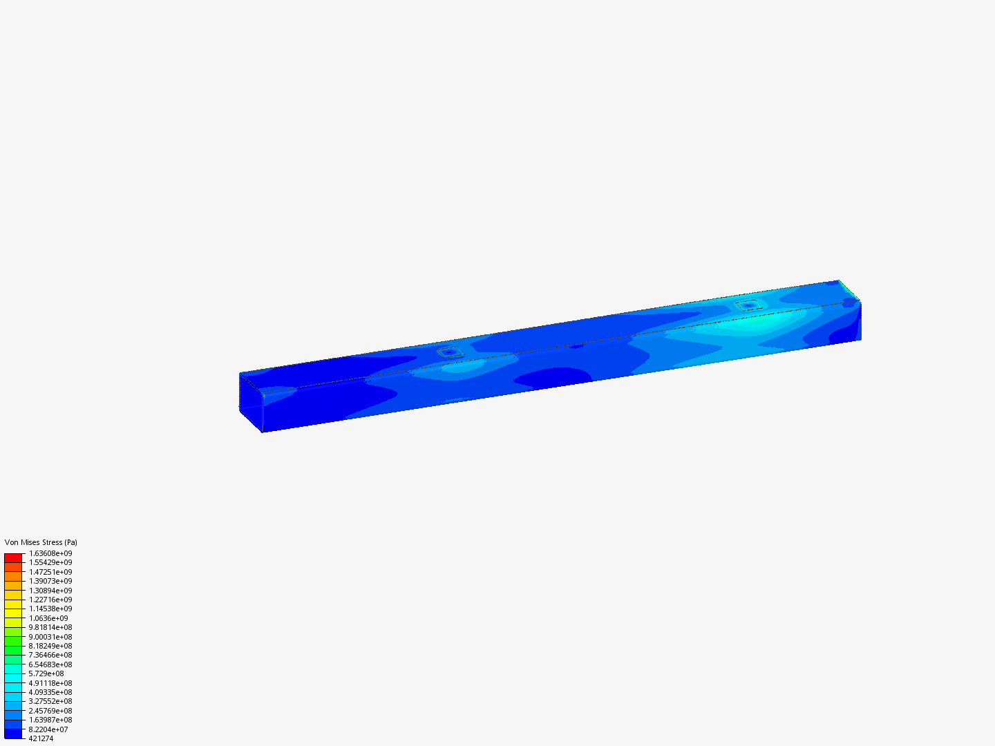 Beam-column system analysis by AdamBatson | SimScale
