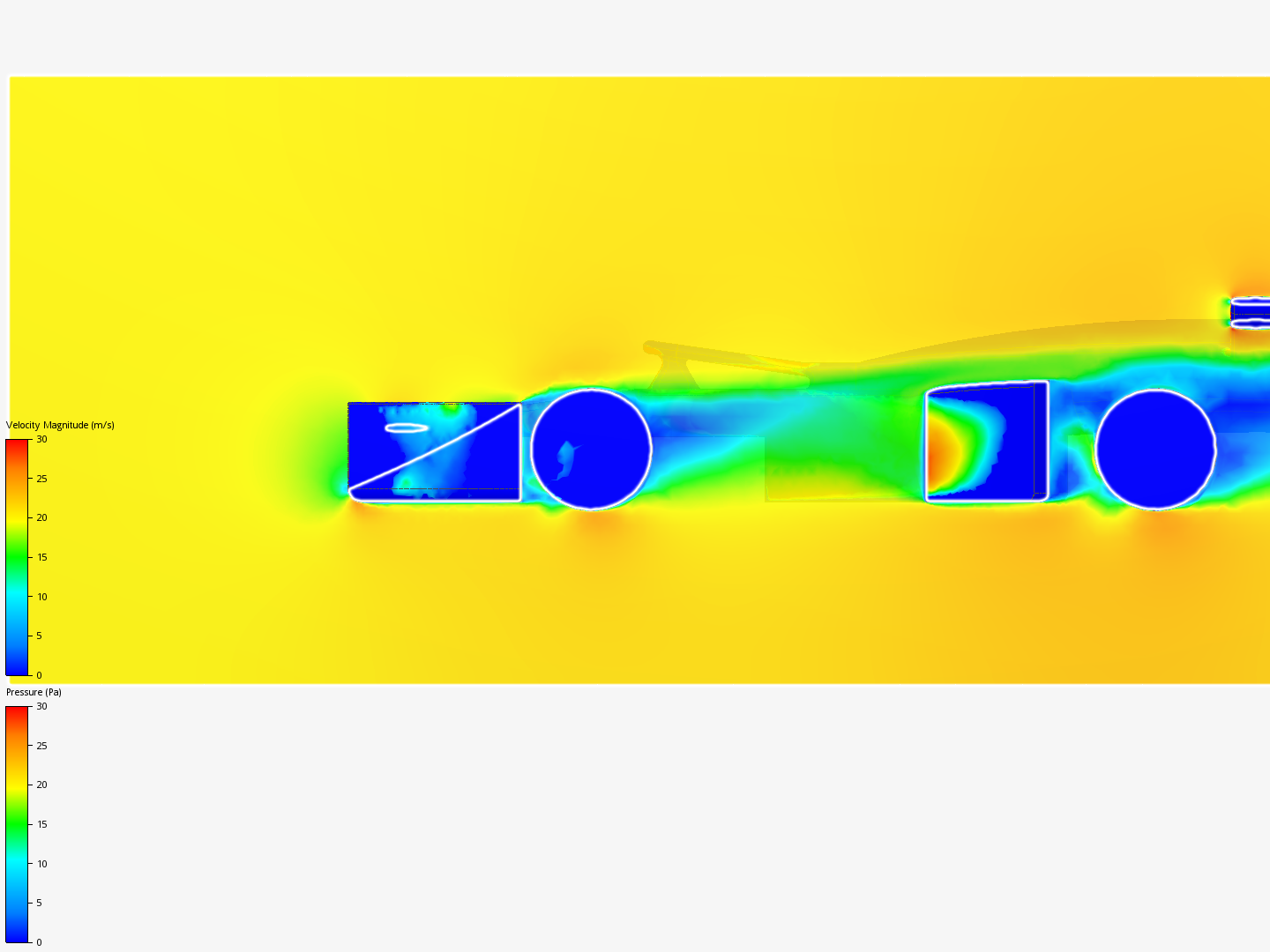 third car wind tunneling by AdarshDas | SimScale
