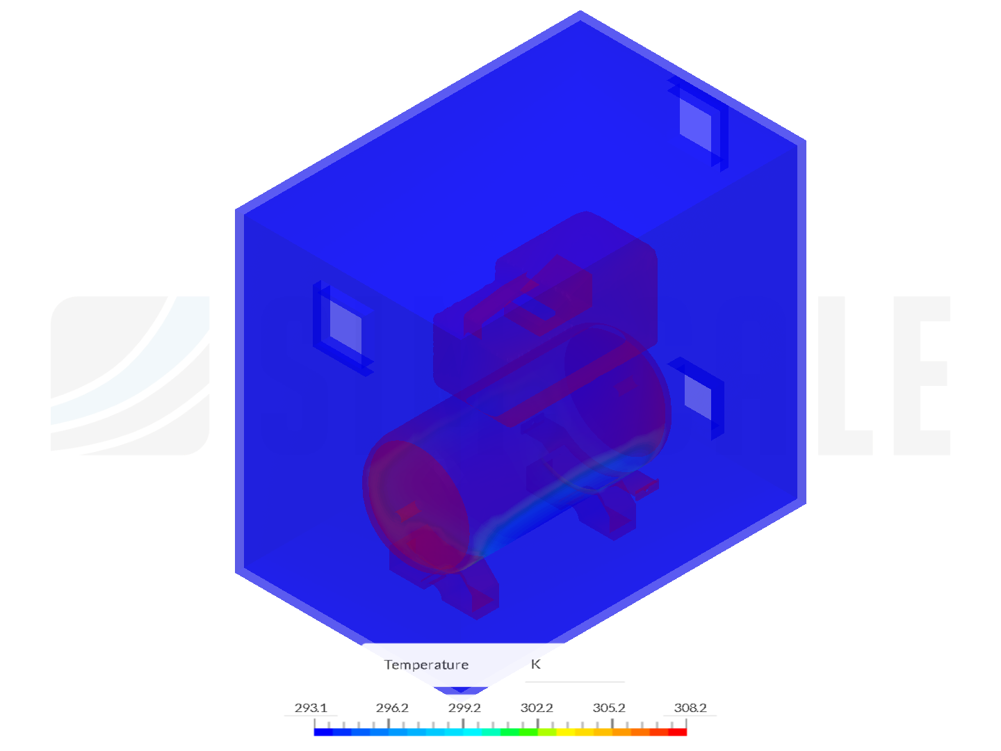 compressor enclosure by AgusNoviana | SimScale