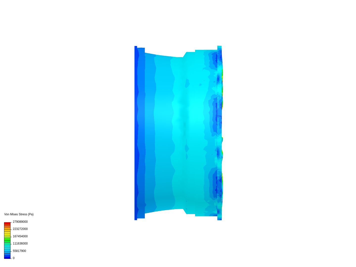 Wheel Rim Stress Analysis by Aldhaheri | SimScale