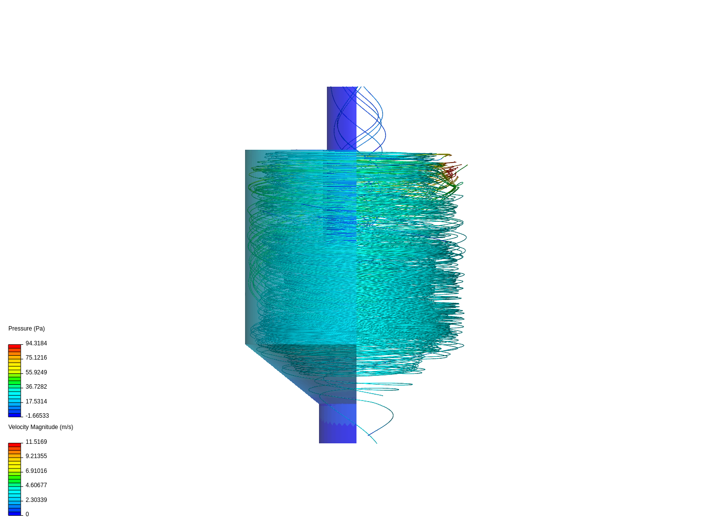 Tutorial - Flow through a cyclone seperator by Alexandr_S | SimScale