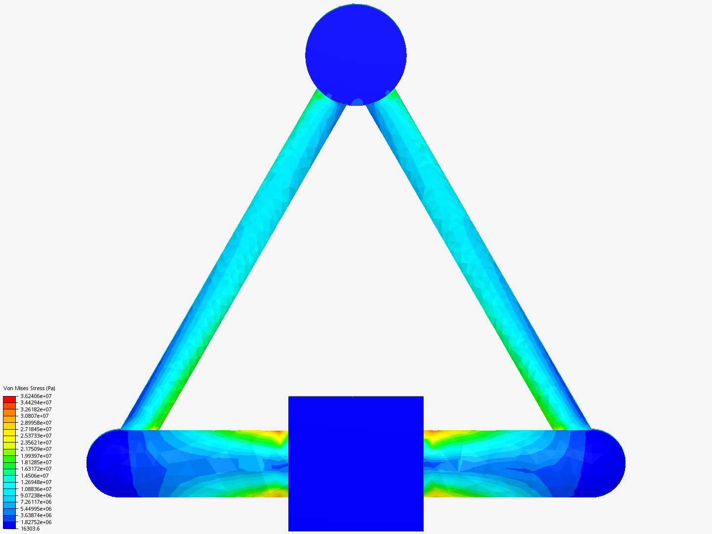 Tutorial - Linear static analysis of a crane by AlexandruDLT | SimScale