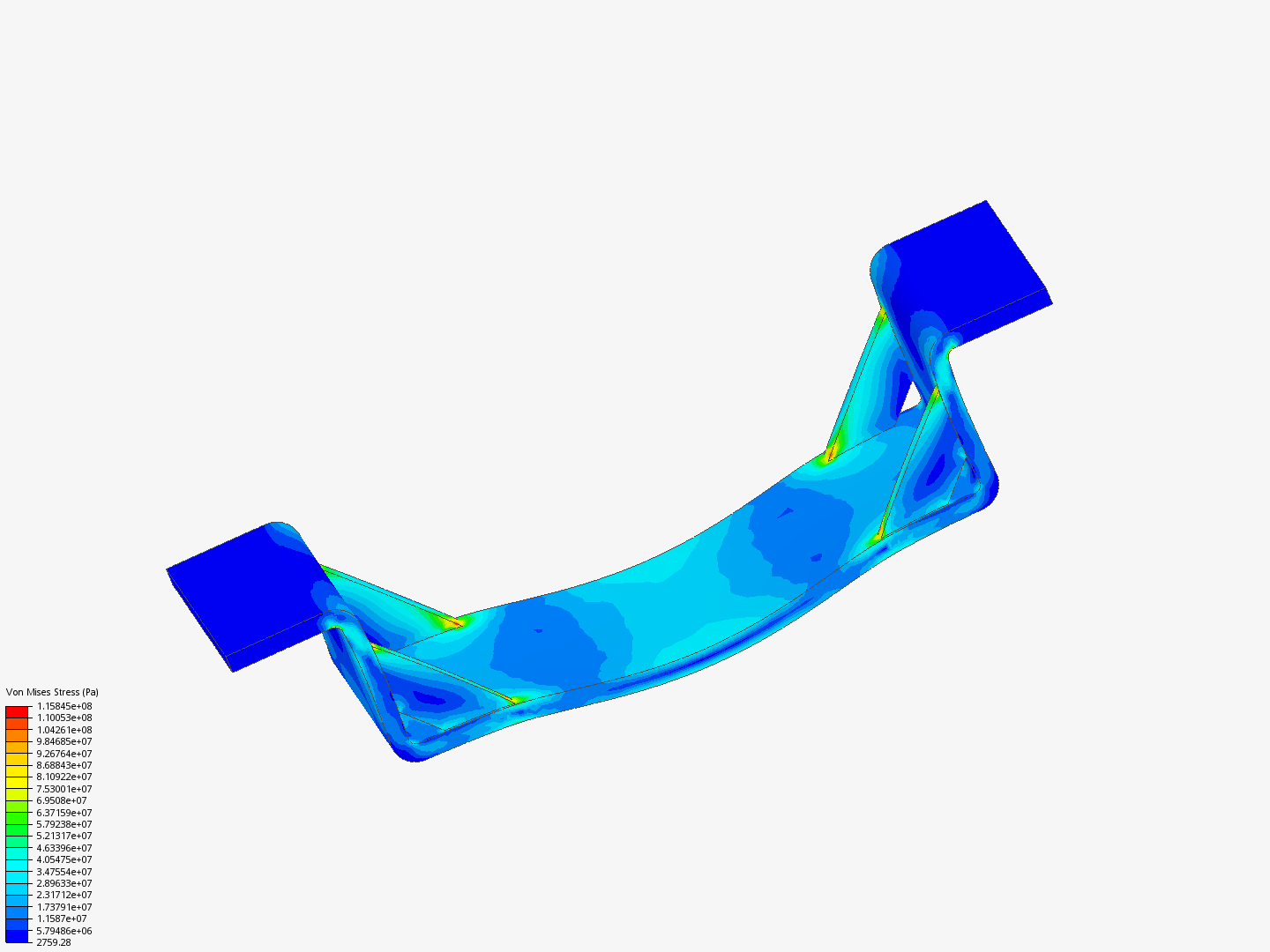 Caster Plate by AmadorUAVs | SimScale