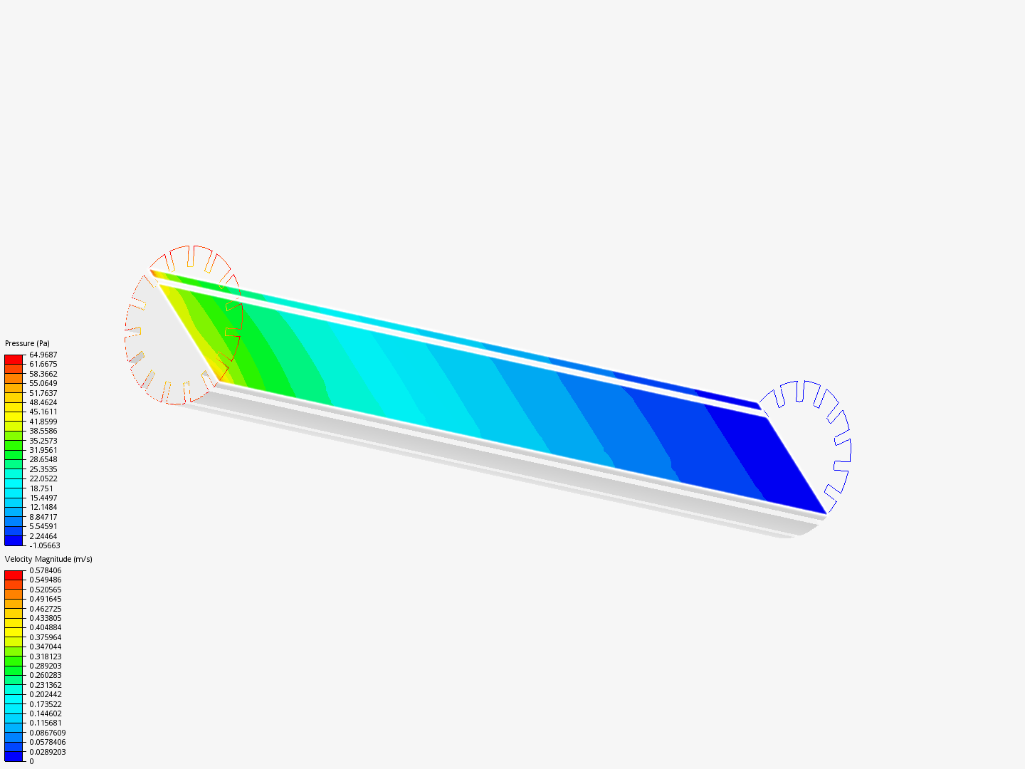 Tuberia con Aletas V2 by AndreaPardoGis | SimScale