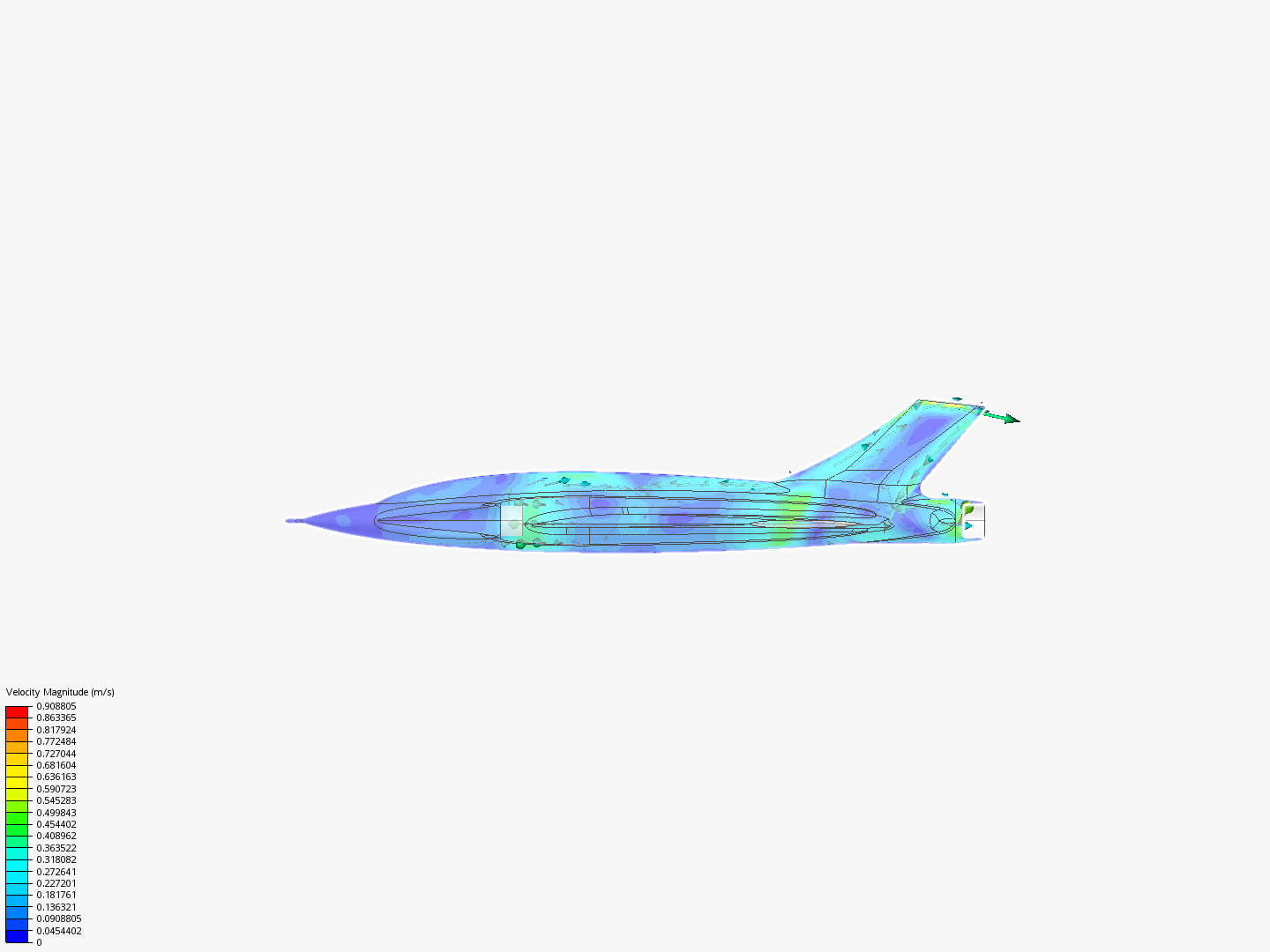 aerodynamics of plane by Areoengin | SimScale