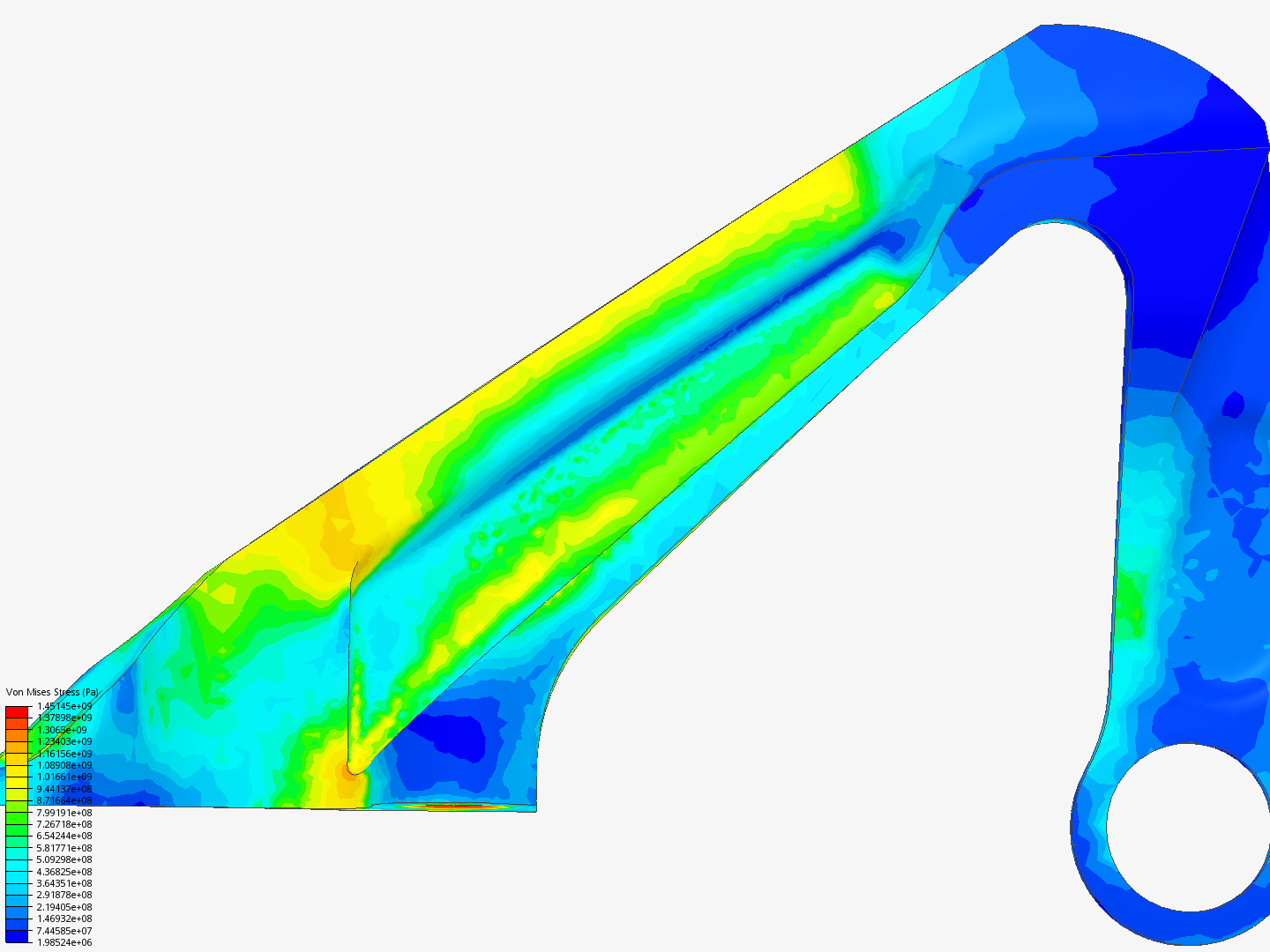 Plate 2: Nonlinear Analysis of Aircraft Engine Bearing Bracket - Copy ...