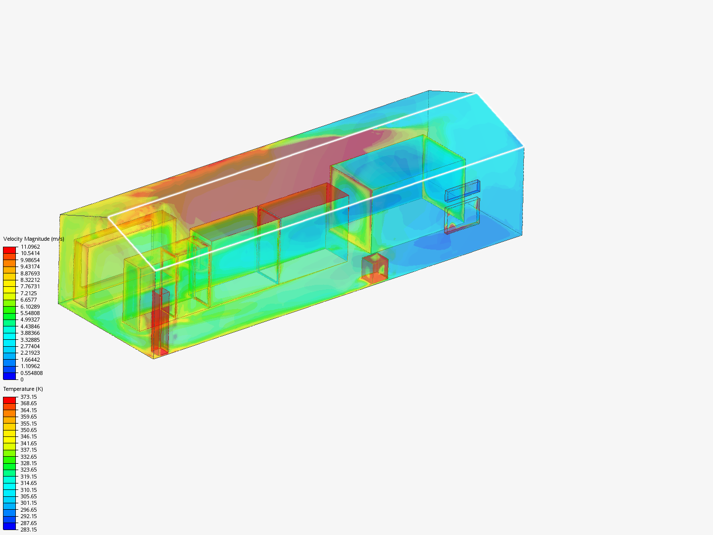 hvac 9 - Exisiting - red zone - Heat Transfer Coeff. and mesh refining by Bluebird1990 | SimScale