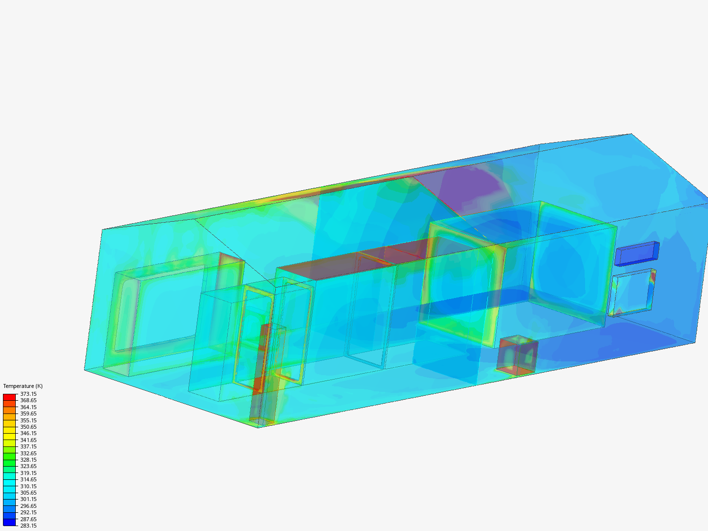 hvac 9 - Exisiting - working on red zone -Adiabatic walls by Bluebird1990 | SimScale
