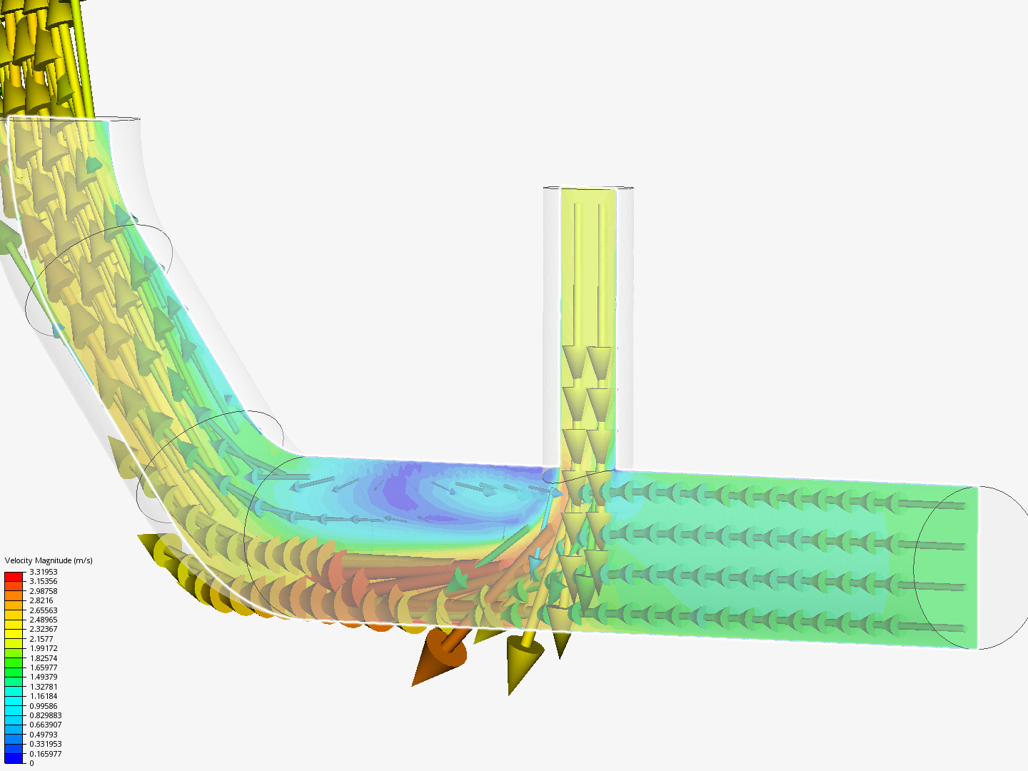 Tutorial 2: Pipe junction flow - Copy by Botienkov | SimScale