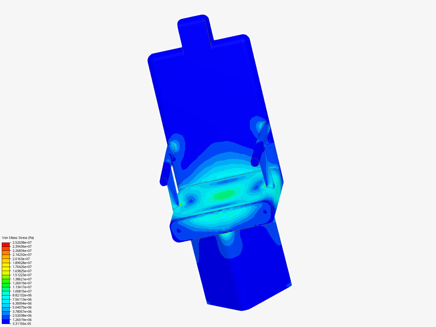 Pilot Seat Frame V2 by BraxtonF | SimScale
