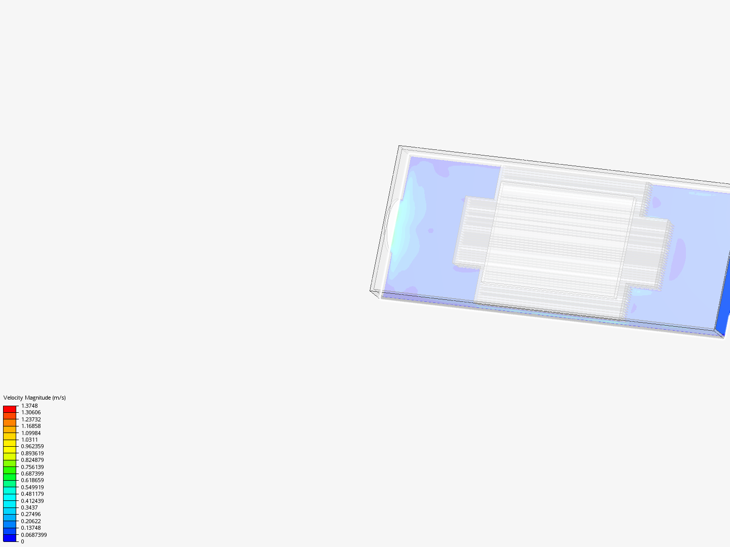 CPU cooling 1U server by CHCAP | SimScale