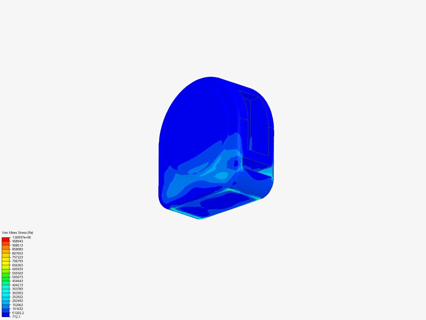 Fase 4 Análisis de resistencia del material by CHRIS01 | SimScale