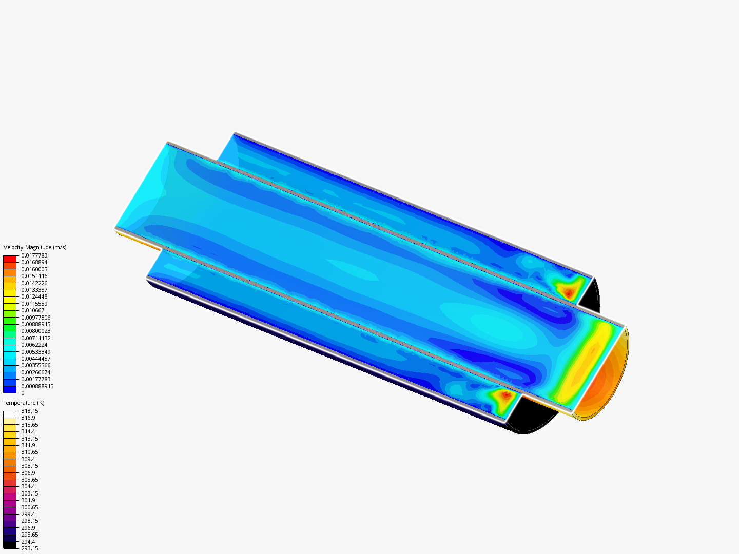 INTERCAMBIADOR HT31. Prueba final by Carla_ics | SimScale