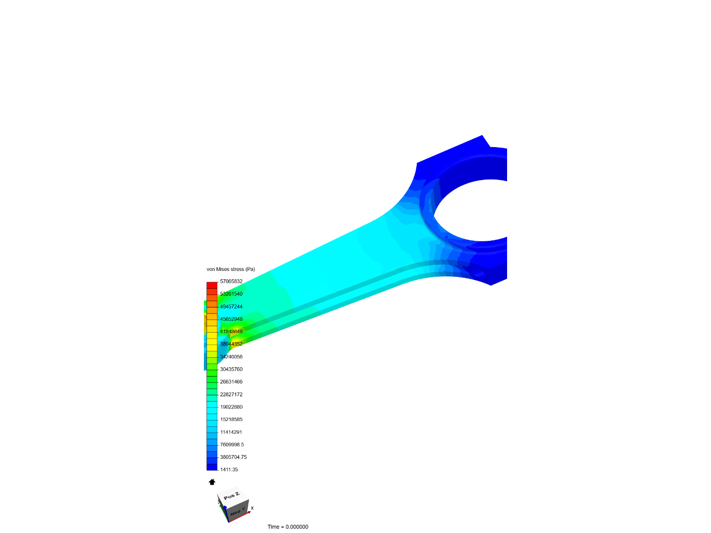 Tutorial 1: Connecting rod stress analysis by Carniti | SimScale