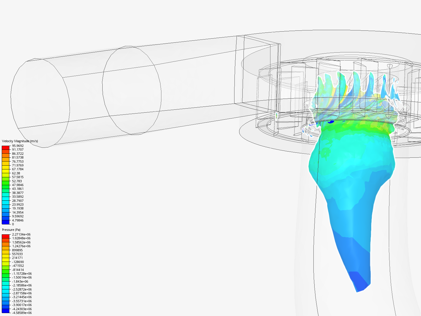Tutorial: Fluid Flow Simulation Through a Water Turbine by CarolineRufino | SimScale