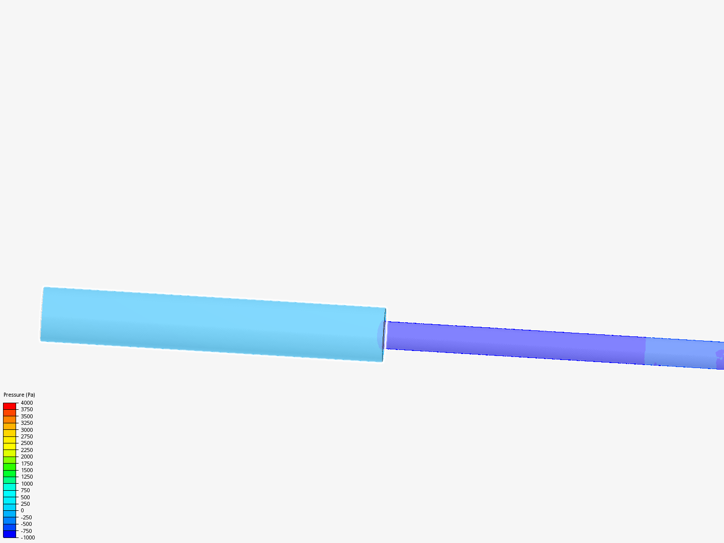 Flow through sudden expansion pipe by CarsonBurchall | Si...