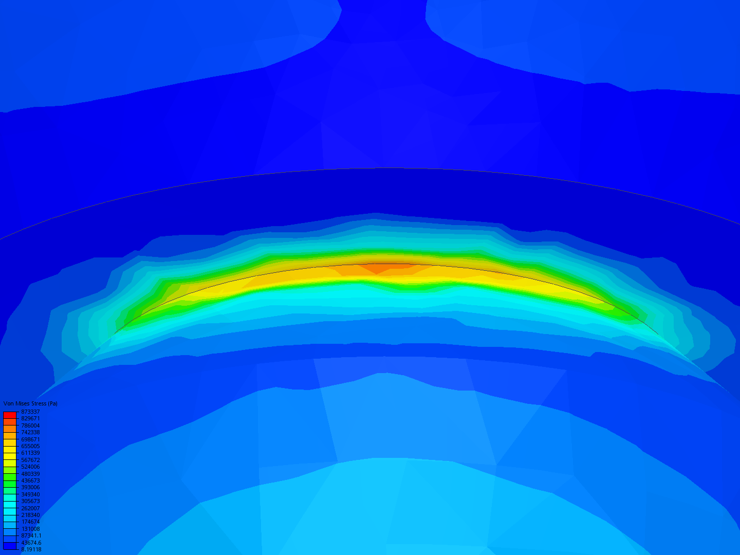 Flange Breaking Test by Cdot | SimScale