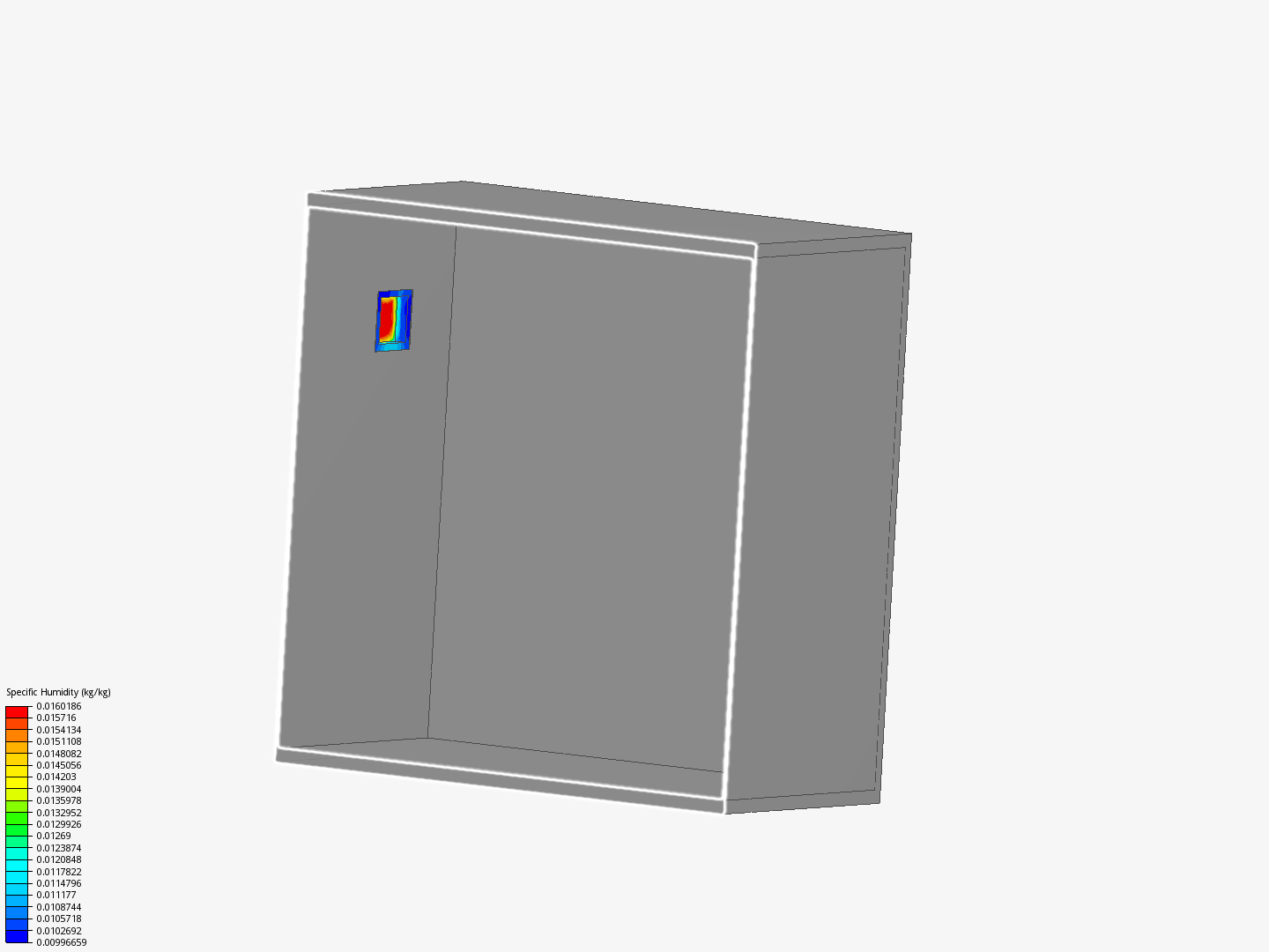 internal flow volume humid B by ChipQuick | SimScale