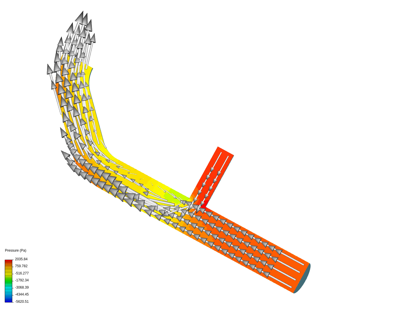 Tutorial 2: Pipe junction flow by Chow_one | SimScale