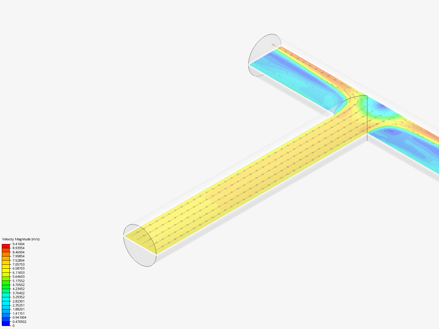 Tee CFD by Cosecant | SimScale