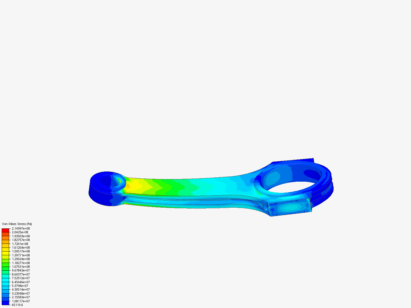 Tutorial 1: Connecting rod stress analysis by DavidS | SimScale