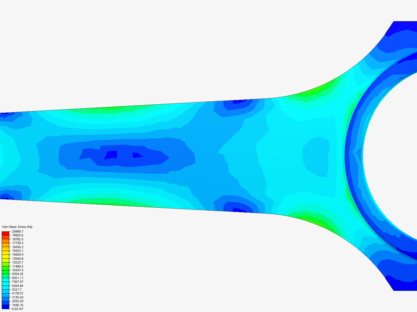 Tutorial 1: Connecting rod stress analysis by Diyorbek1009 | SimScale