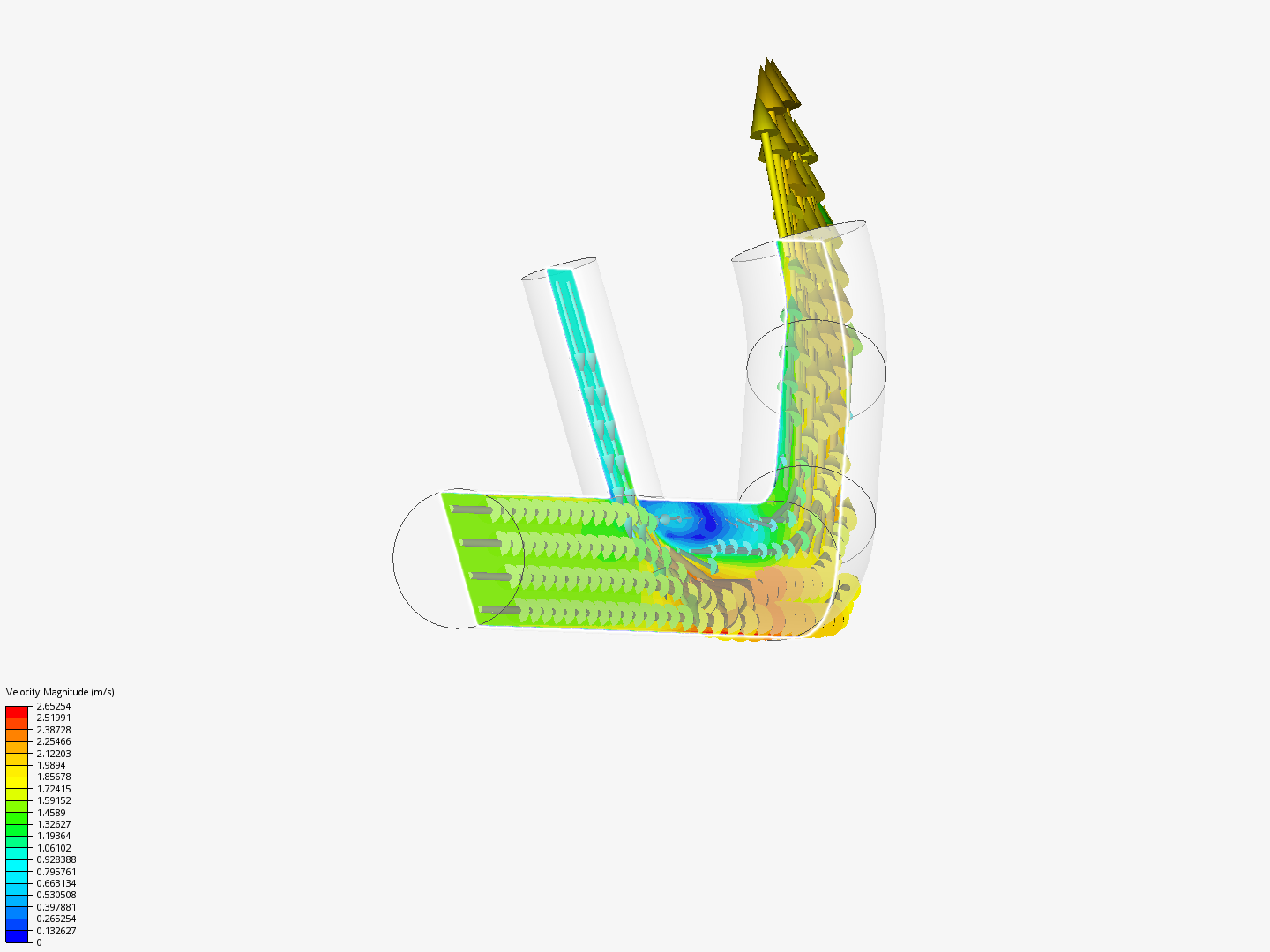 Tutorial 2: Pipe junction flow - Copy by EgorZubenko | SimScale