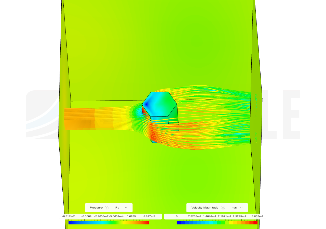 Hexagonal Prism by EricMiguel123 | SimScale