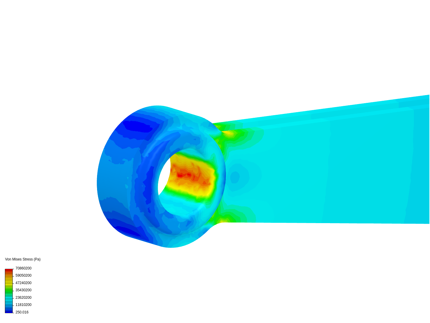 Tutorial 1: Connecting rod stress analysis by FilippoMenconi | SimScale