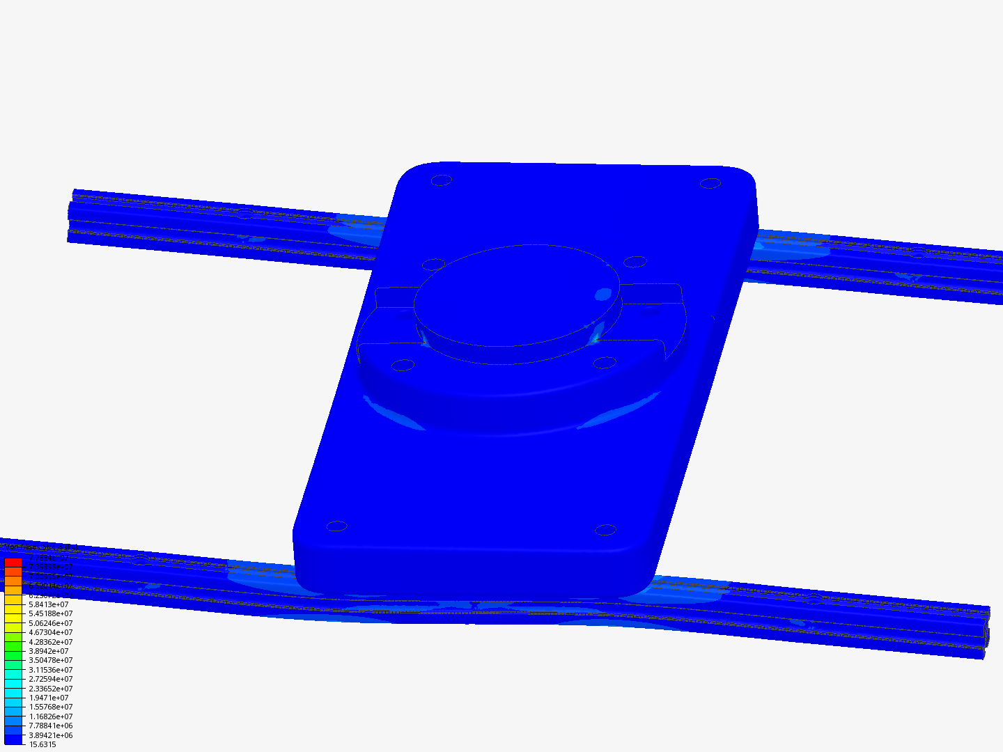 robot arm base concept C1 by Fstam | SimScale