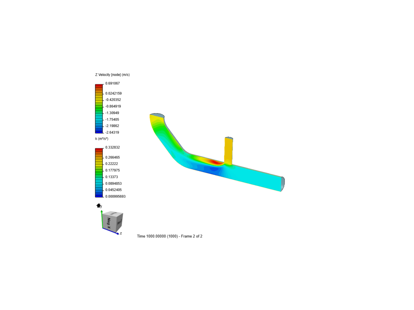 Tutorial 2: Pipe junction flow by GToquini | SimScale