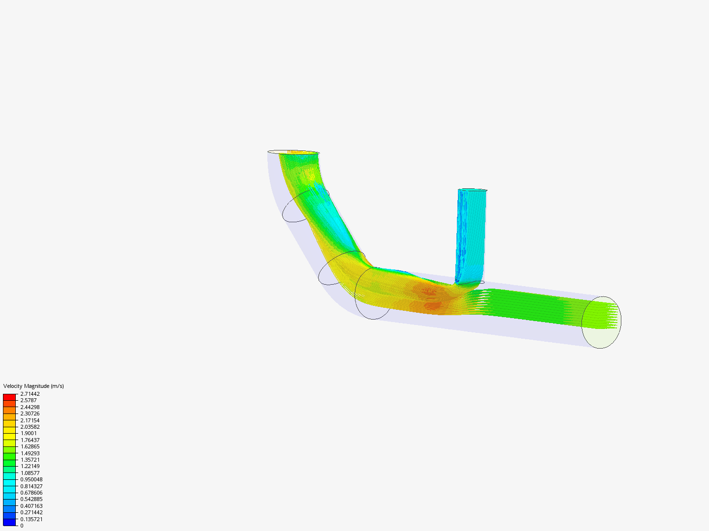 Tutorial 2: Pipe junction flow by GamR | SimScale