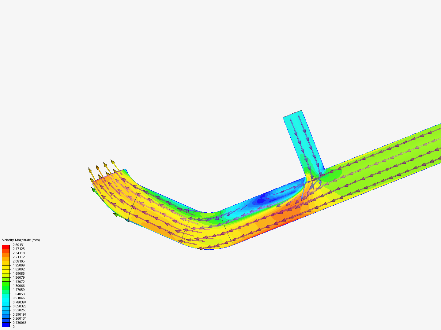 Incompressible flow pipe by Gammon | SimScale...