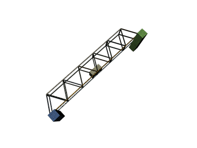 Truss bridge by Glew | SimScale