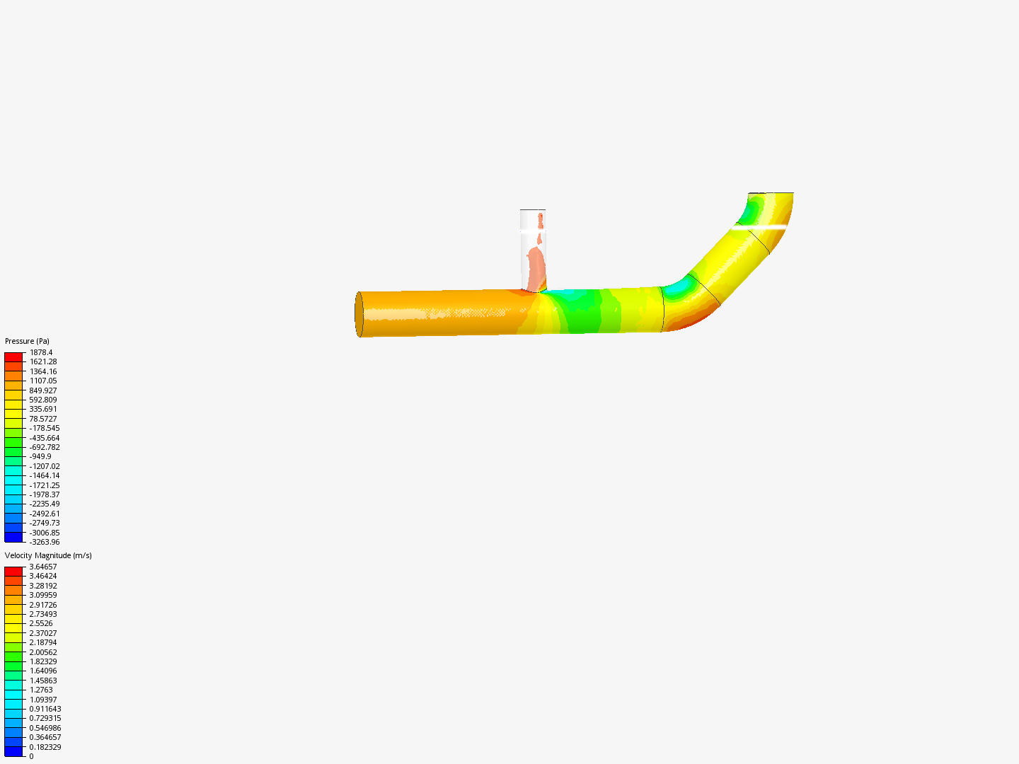 pipe junction model by Gor | SimScale